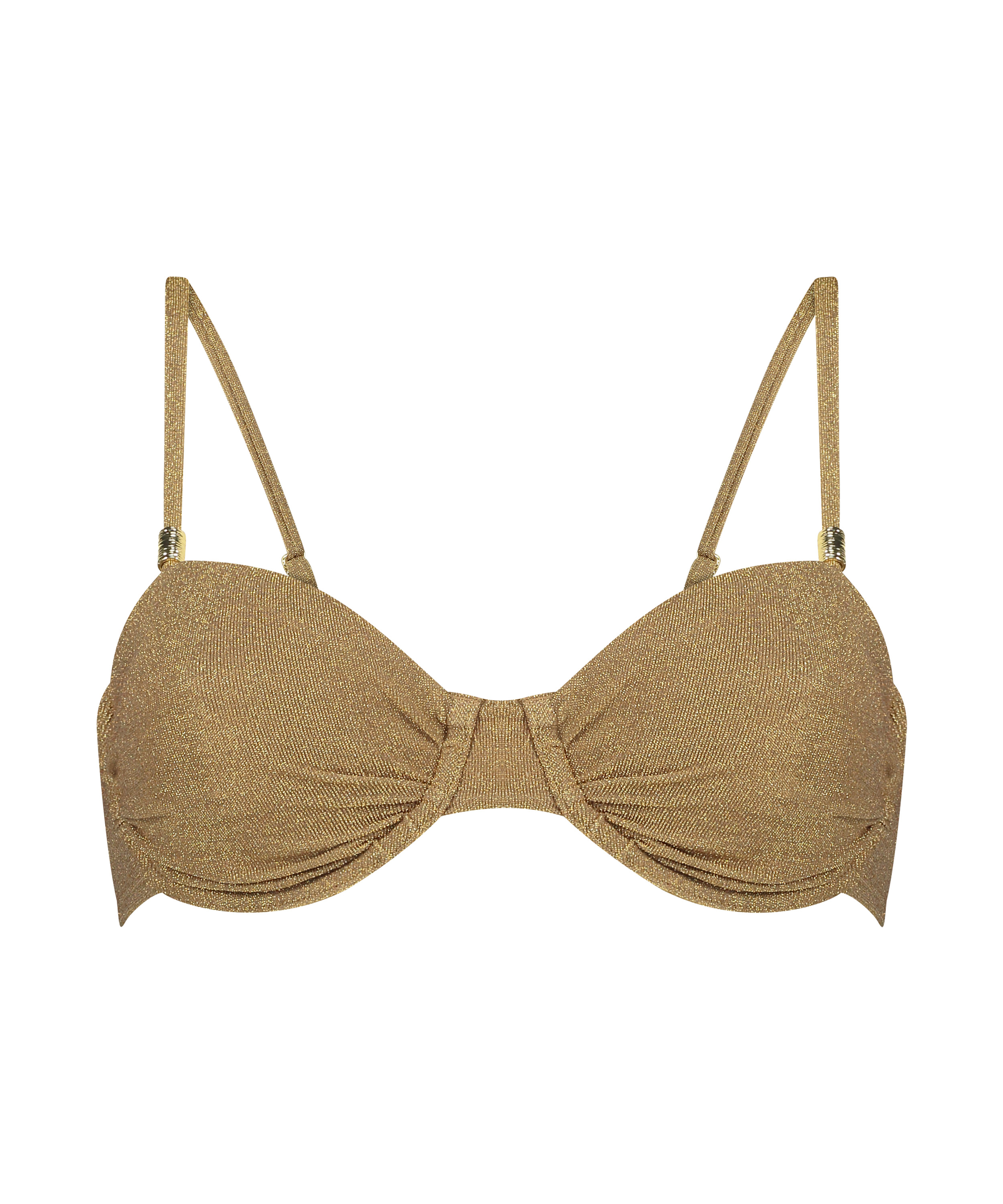 Goldie Shimmer Bikini Top for €32.99 - Bikini Tops - Hunkemöller