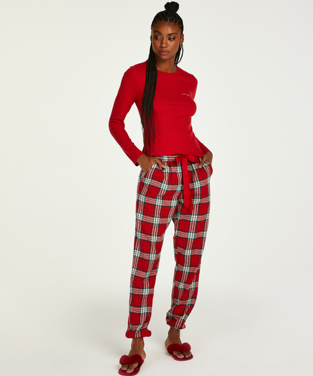 Tall Twill Check pyjama pants - Pajama Pants - Hunkemöller