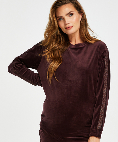 Velvet Shimmer maternity top - Pajama Tops - Hunkemöller