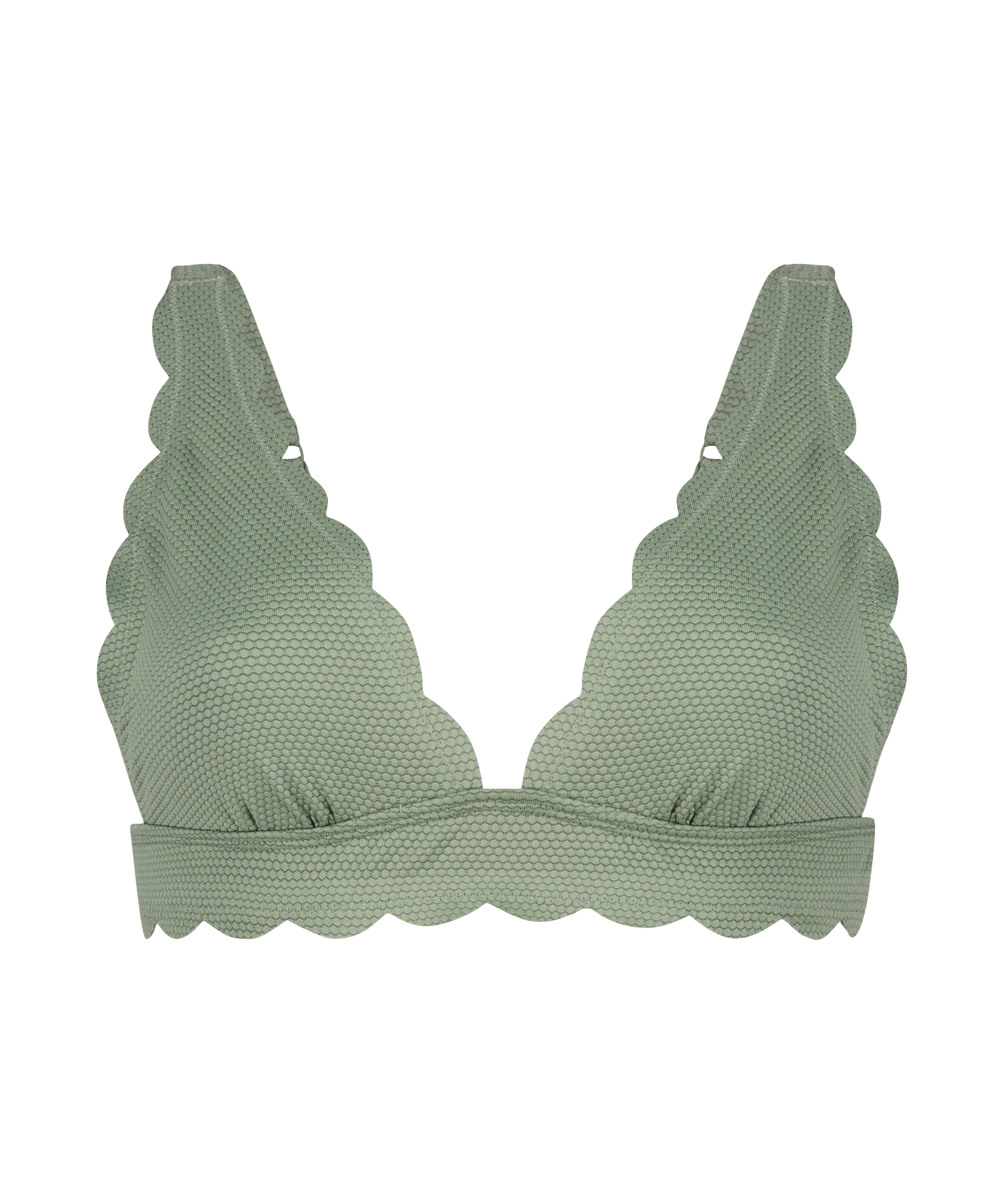 Scallop triangle bikini top - All Swimwear - Hunkemöller