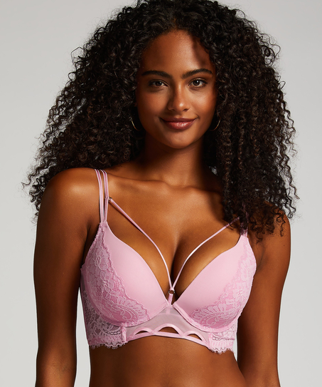 Lidia Padded Longline Push-Up Underwired Bra for €37.99 - Push-up Bras - Hunkemöller