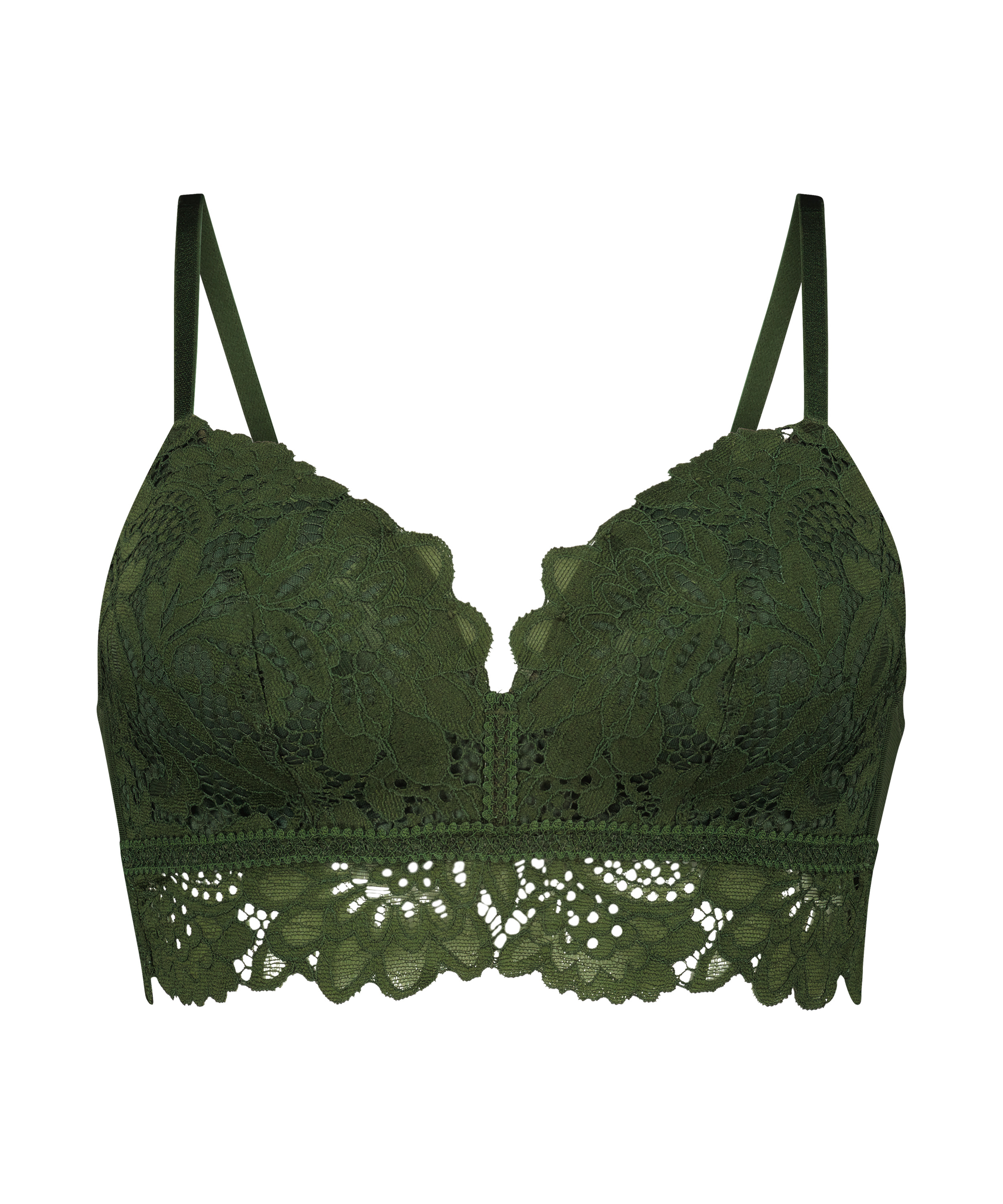 Shiloh Padded Longline Non-Underwired Bra for €29.99 - DD+ Bras ...