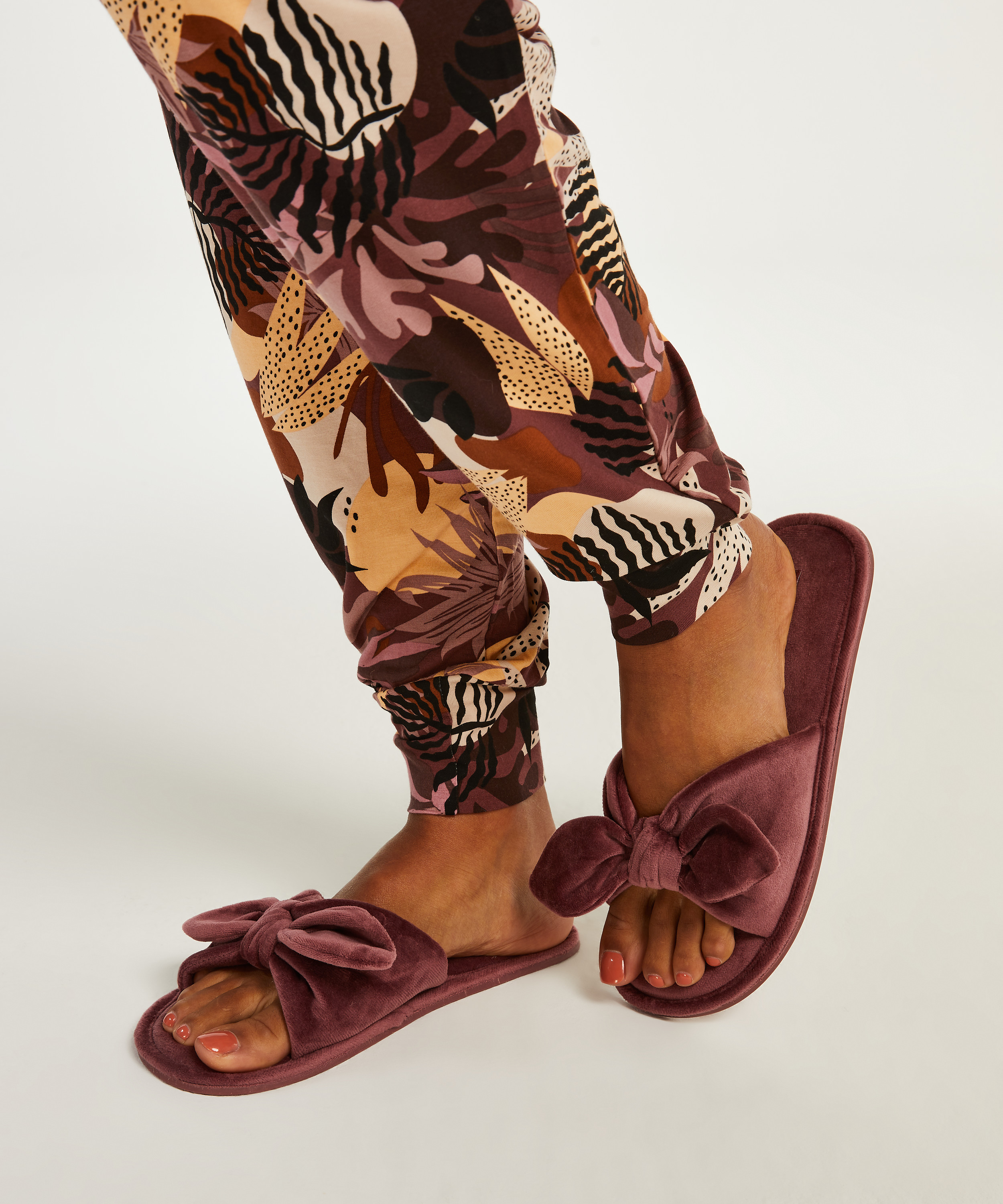 Velours Knot Slipper - Slippers - Hunkemöller