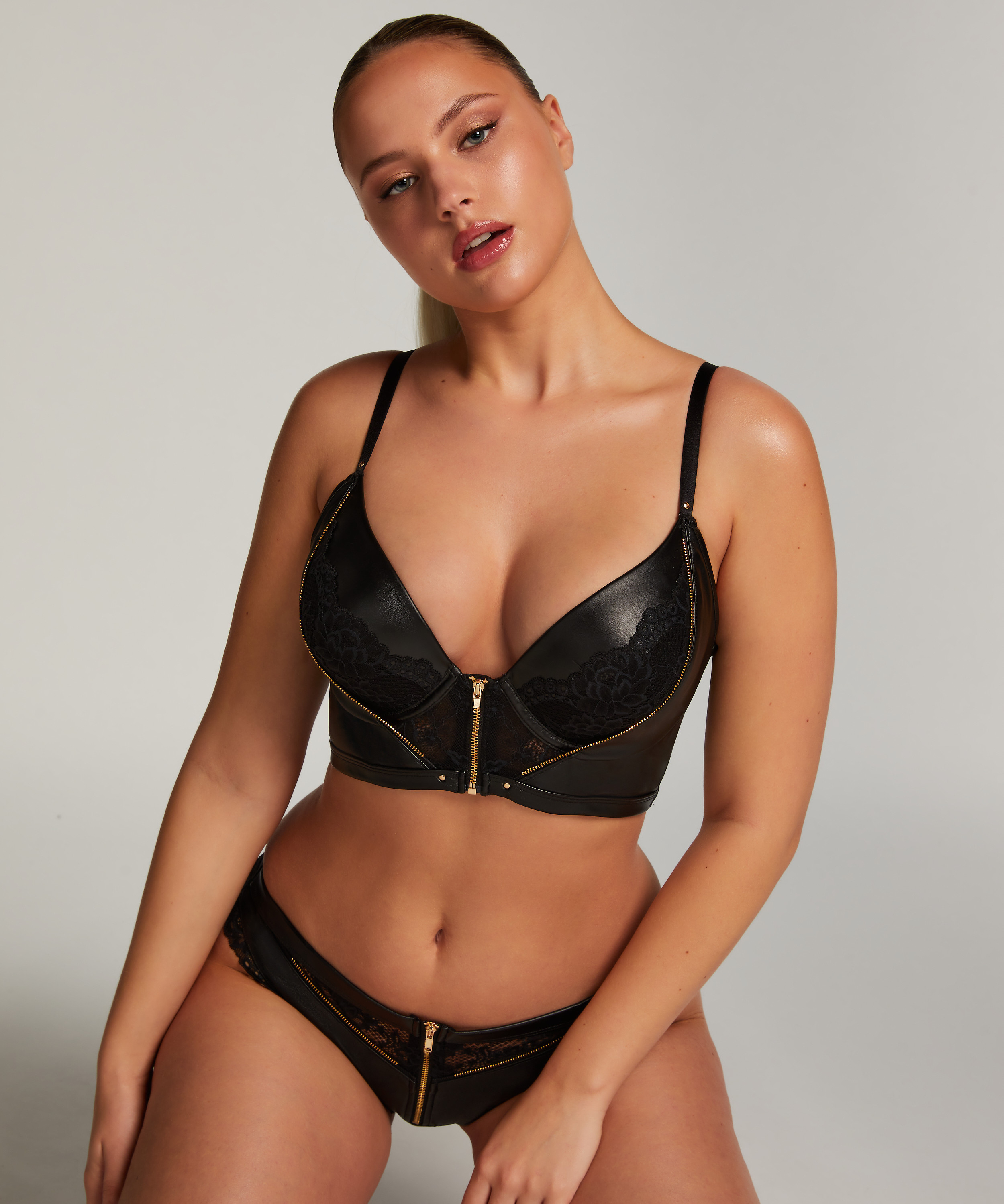 Talia Padded Longline Underwired Push-Up Bra - Push-up Bras - Hunkemöller