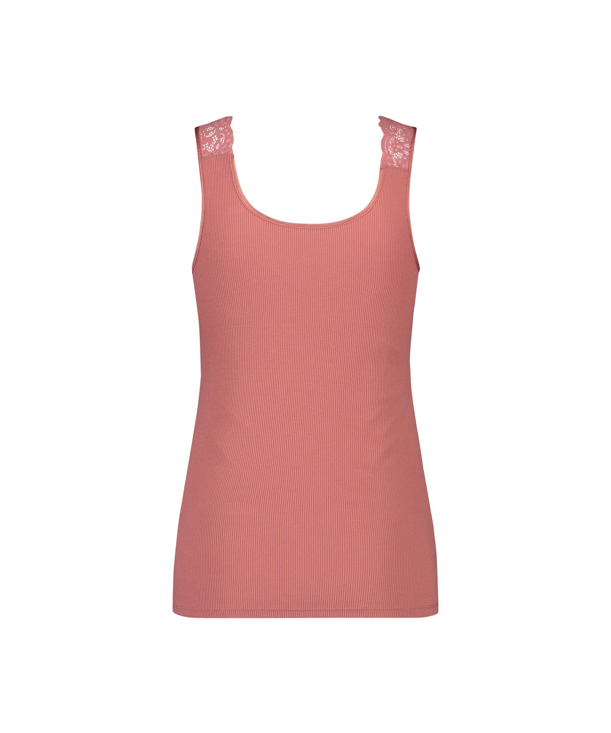 Ribbed Lace Singlet for €17.99 - Pajama Tops - Hunkemöller